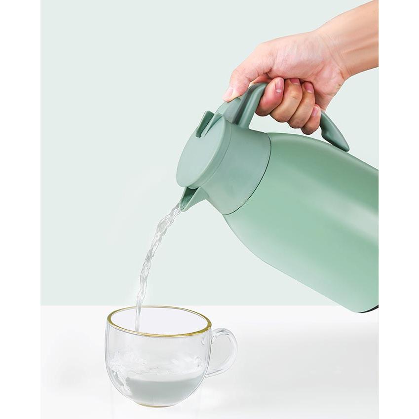 魔法瓶 まほうびん 1900ml 真空断熱 保冷保温ポット 卓上ポット 注ぎやすい コーヒーポット リビングポット コーヒーサーバー テーブルポット : Will Style - 通販 ...