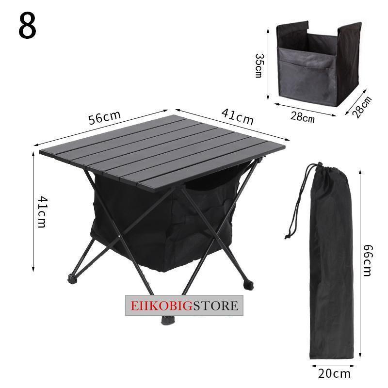 アルミ製 折りたたみテーブル ロールテーブル アウトドアテーブル コンパクト ハイキング 収納ケース付き 軽量 アウトドア/BBQ/キャンプ用品 登山 : WILLGAD - 通販 ...