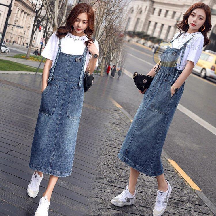 サロペットスカート レディース 40代 マキシワンピース 春夏 デニムスカートH型ジャンパースカート オシャレ 韓国風 ゆったり カジュアル 30代 : WILLGAD - 通販 ...