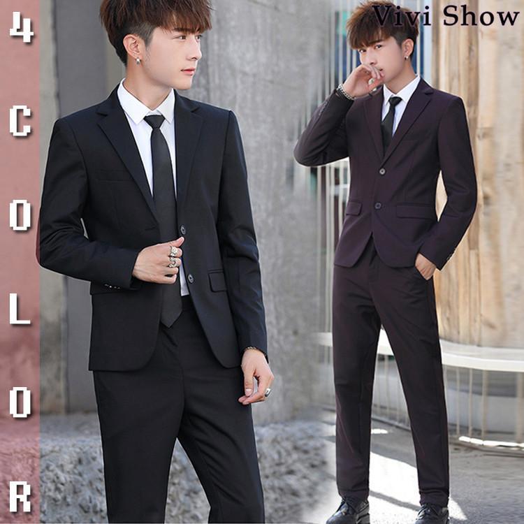 ビジネススーツ メンズ 無地 2つボタン オシャレ スーツ 細身スーツ スリムスーツ 2ピーススーツ 卒業 新作 : WILLGAD - 通販 - Yahoo!ショッピング