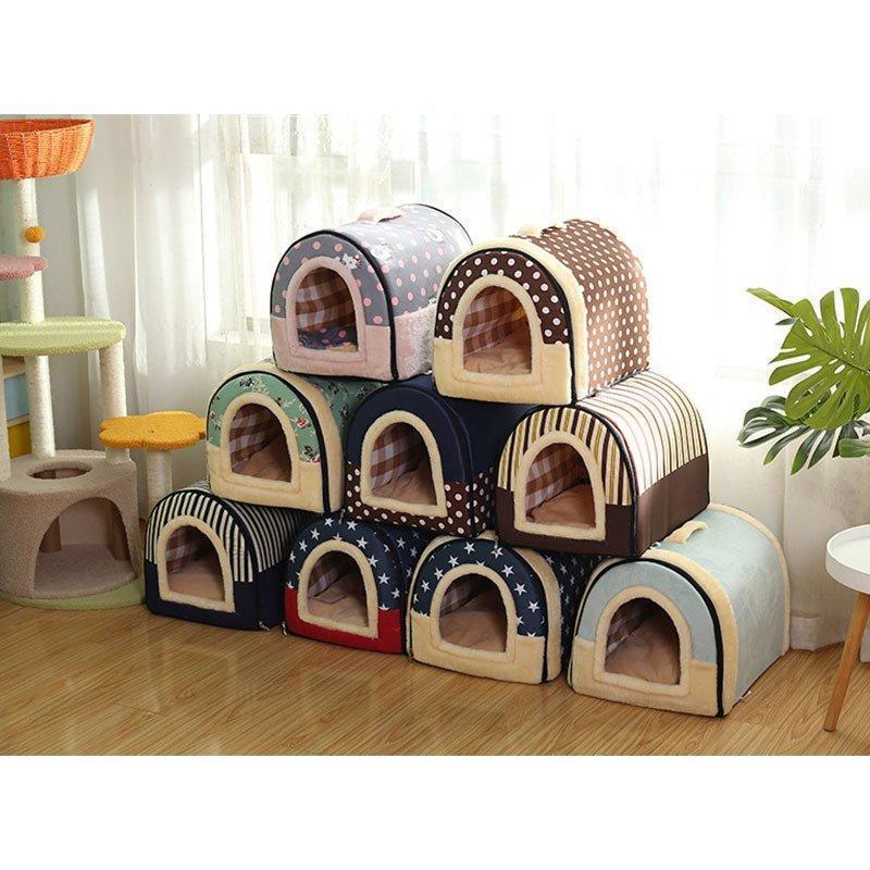 ドーム型 犬猫用ベッド ペットハウス 室内用 ペットベッド 犬の巣 2WAY 柔らか 通年用 保温 寝具 取り外して 洗える クッション付き 防水 : WILLGAD - 通販 - Yahoo ...