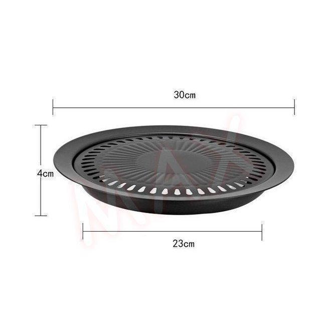 焼肉プレート 丸型 ふっ素加工 焼肉 グリル ホットプレート グリルプレート ヘルシー アウトドア キャンプ : WILLGAD - 通販 - Yahoo!ショッピング