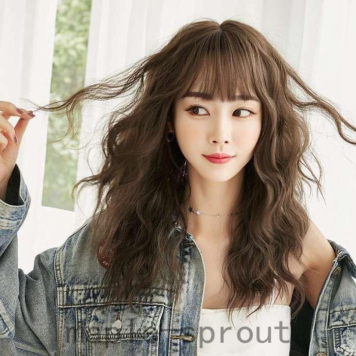 ウィッグ 自然 セミロング ナチュラルカラー カール ショート フルウィッグ ウェーブ ハイトーンカラー 空気感前髪 小顔 ナチュラル パーマ ロング : WILLGAD - 通販 ...