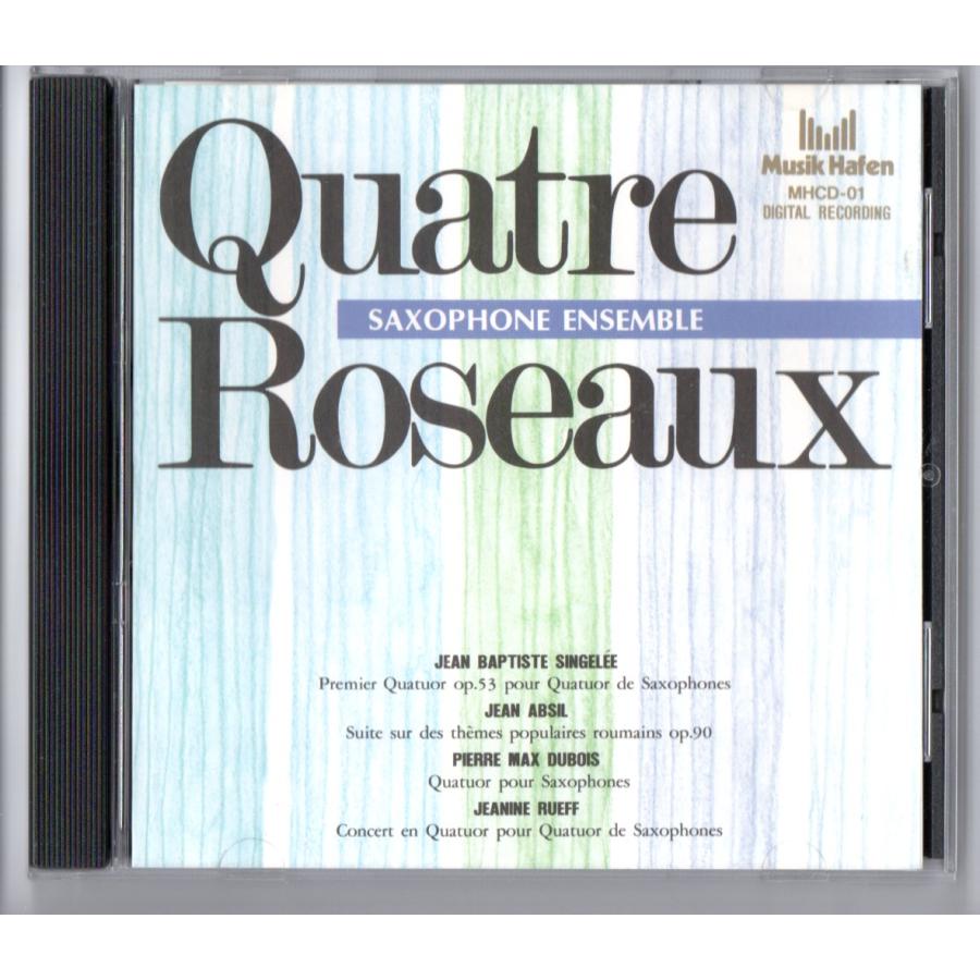 送料無料 CD キャトゥル・ロゾー・サクソフォーン・アンサンブル:サクソフォーン四重奏のためのオリジナル曲集 サンジュレ アプシル ...