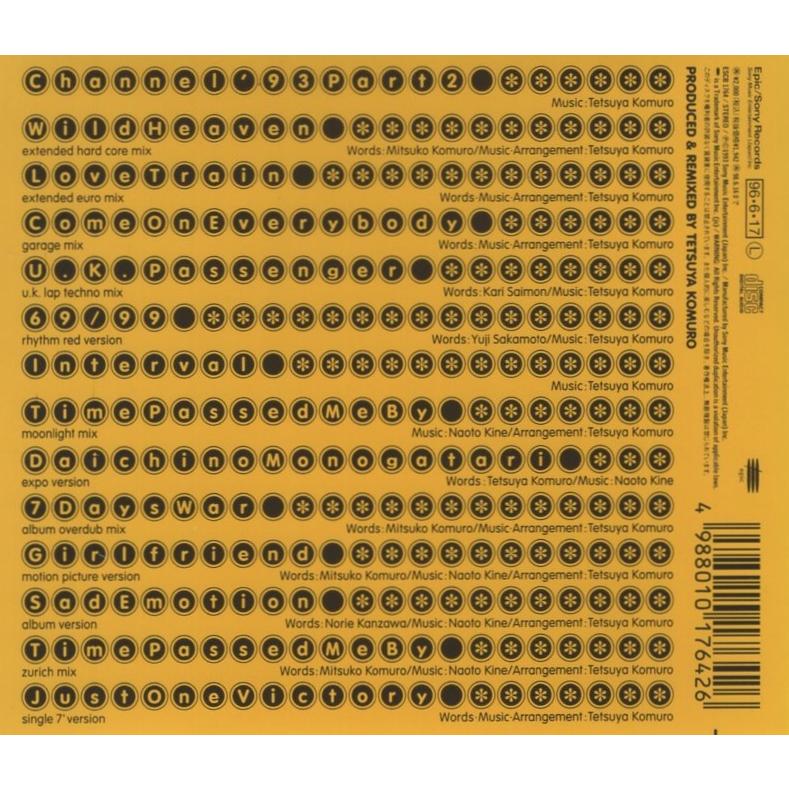 TM NETWORK TMネットワーク TMN / CLASSIX 2 1996.06.17 リミックス・アルバム 1993年作品 ESCB-1764 : WINDCOLOR MUSIC ...