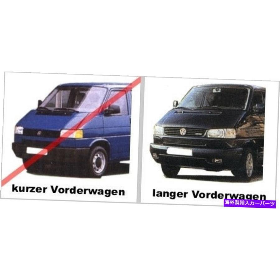 USヘッドライト ブラッククリア仕上げエンジェルアイヘッドライトVW T4バス96-03のためのマーカーで設定 black clear ...