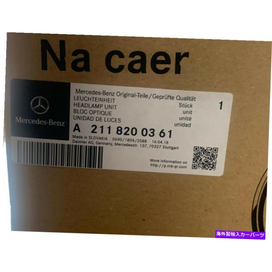 USヘッドライト メルセデスベンツW211 Eクラス純正左ハロゲンヘッドライトE320 E500 E350 NEW Mercedes-Benz ...