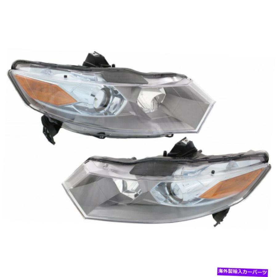 USヘッドライト Honda Insight Headlight 20110 2011 RHとLHペア/セットハロゲンカーホー ...