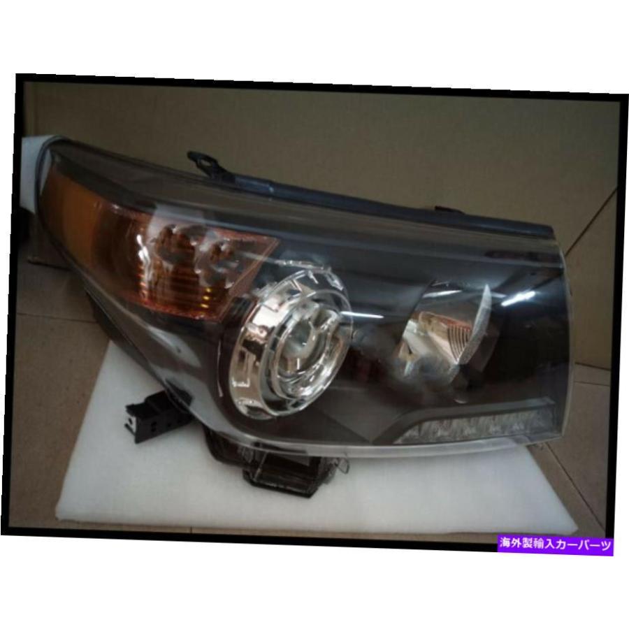 USヘッドライト 2 *トヨタランドクルーザー用ブラックフロントバンパーヘッドライトランプLC200 UZJ200 12-15 2 ...