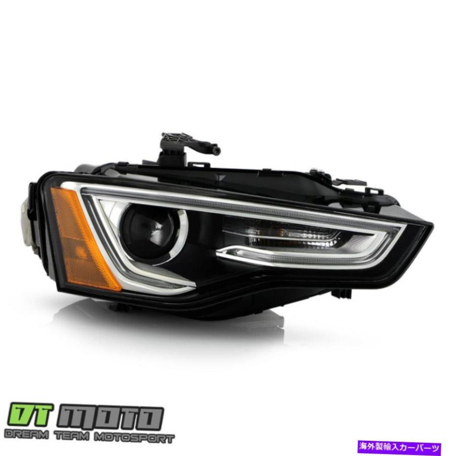 USヘッドライト 2013-2017 AUDI A5 S5 [HID / Xenon W O AFS] LED DRLプロジェクター ...