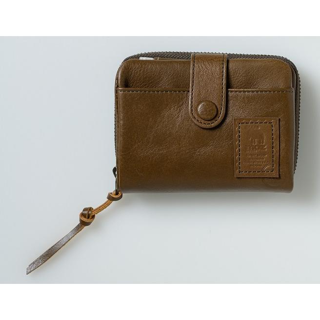 moz（モズ） 折り財布 レディース 本革 大容量 二つ折り ラウンド