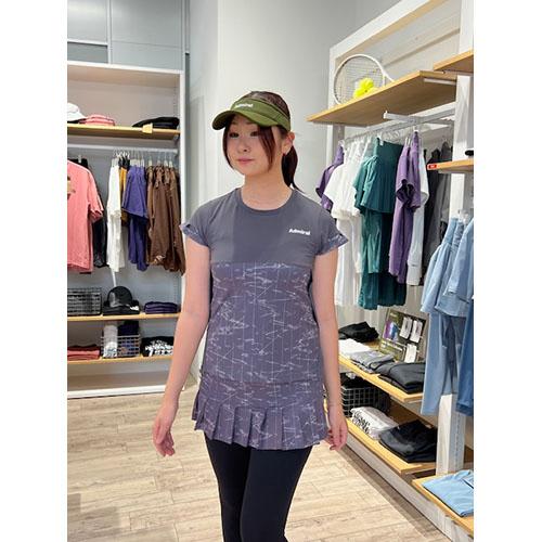 Admiral 【SALE】アドミラル サイドスリットストライプグラフィックTEE ATLA21W-18 LS レディース 24FW※ウインザーオリジナル : ウインザーラケットオンライン ...