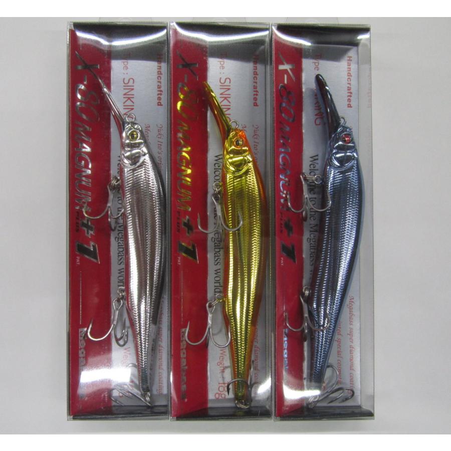 Megabass メガバス X-80 MAGNUM+1 sp-c メッキカラー : ウインズヤフー店 - 通販 - Yahoo!ショッピング