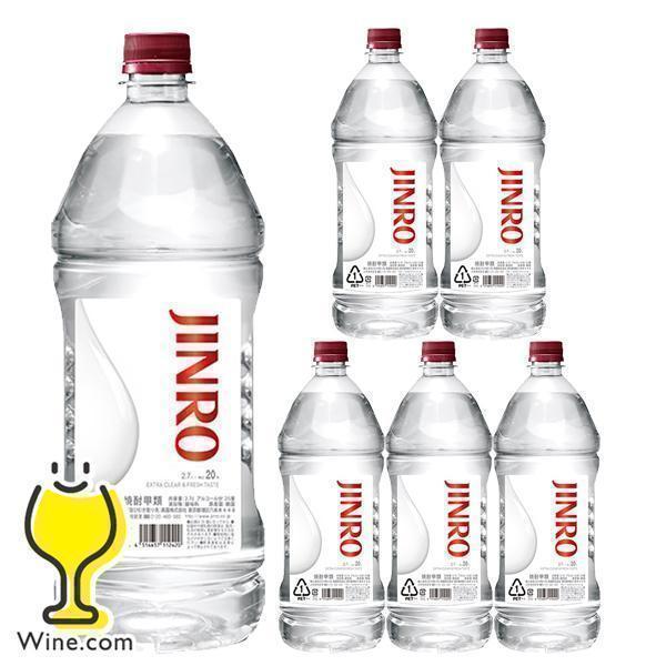 JINRO 2.7L 甲類焼酎 送料無料 新 眞露 ジンロ 20度 2700ml×1ケース/6本(006)『FSH』 : ワイン.comビールチューハイのお店 - 通販 - Yahoo!ショッピング