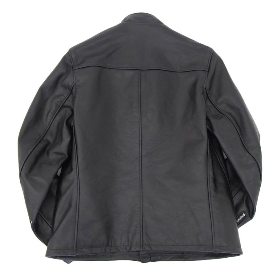 Schott N.Y.C 美品 ショット シングル ライダースジャケット 654 メンズ ブラック 黒 M : ブランドリユースショップエコス ...