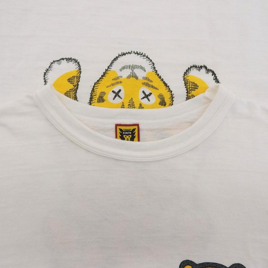 HUMAN MADE ヒューマンメイド ×KAWS Tiger Logo T-Shirt Tシャツ トップス レディース ホワイト M ...