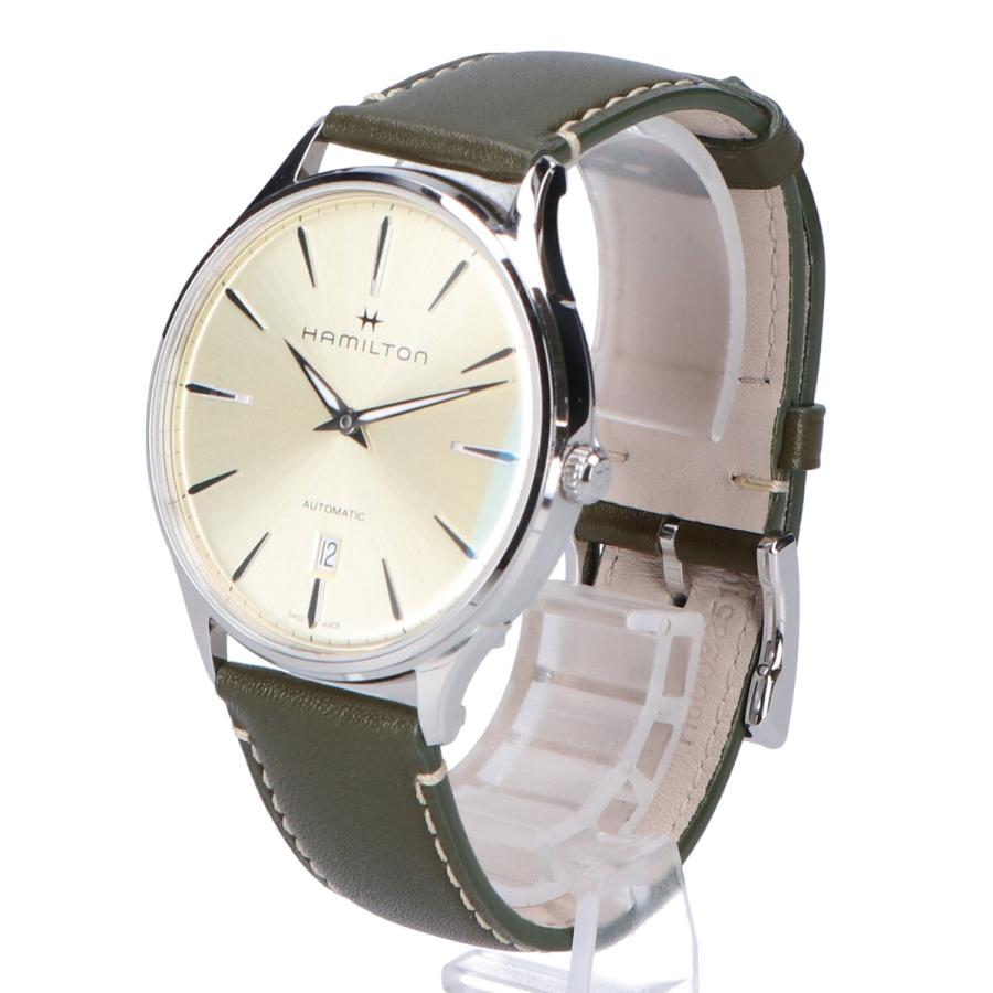 HAMILTON 美品 ハミルトン H38525811 ジャズマスター THINLINE AUTO 自動巻き 腕時計 40mm シルバー ...