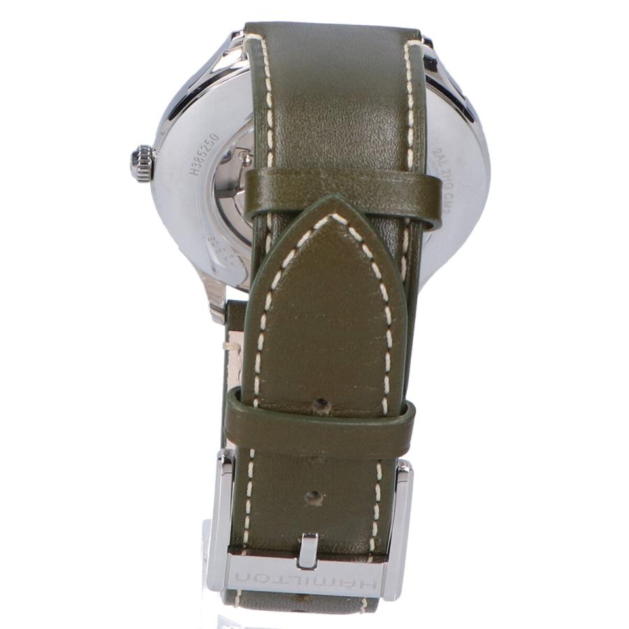 HAMILTON 美品 ハミルトン H38525811 ジャズマスター THINLINE AUTO 自動巻き 腕時計 40mm シルバー ...