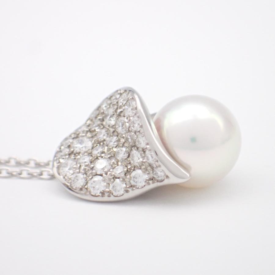 MIKIMOTO ミキモト PP-20497U K18WG ダイヤモンド 0.44ct パール MIKIMOTO ミキモト PP-20497U K18WG ダイヤモンド 0.44ct パール