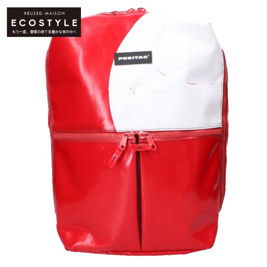 FREITAG フライターグ F49 FRINGE BACKPACK M フリンジ バックパック リュック・デイパック レッド/ホワイト ...
