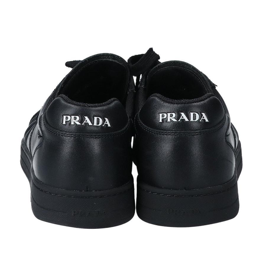 PRADA プラダ 2EG 391 レザー ロゴ ローカットスニーカー/ シューズ 6 ブラック メンズ :2777100000100792 ...