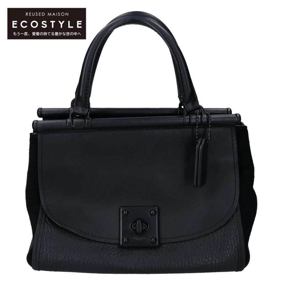COACH コーチ 38389 ドリフター キャリーオール 2WAY ハンドバッグ ブラック レディース : ブランドリユースショップエコス ...
