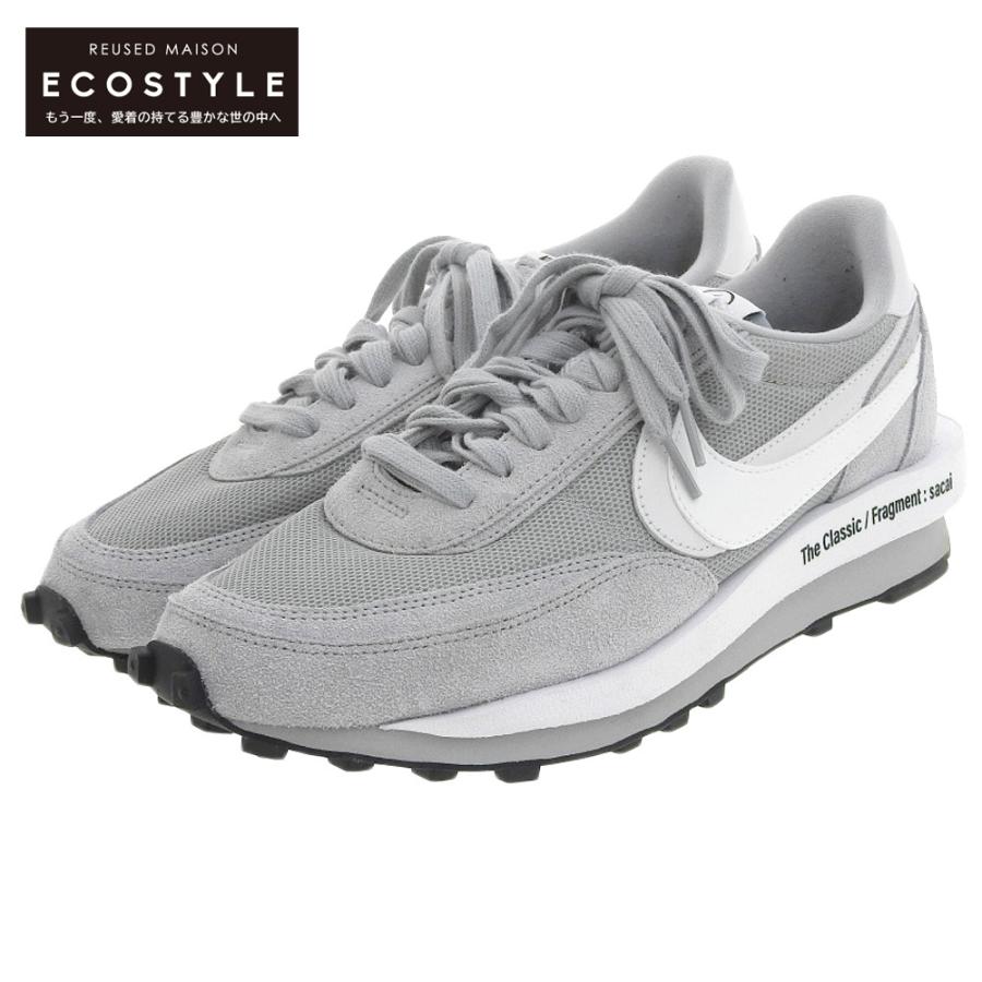 NIKE NIKI ナイキ x sacai Fragment LDワッフル スニーカー シューズ メンズ グレー 28.5cm DH2684 ...