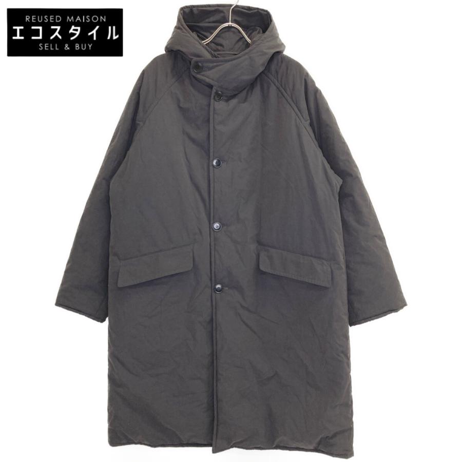 COMOLI コモリ S03-04011 20AW ブラック Insulation Hooded Coat 3 コート コットン メンズ 中古 : ブランドリユースショップエコスタイル ...