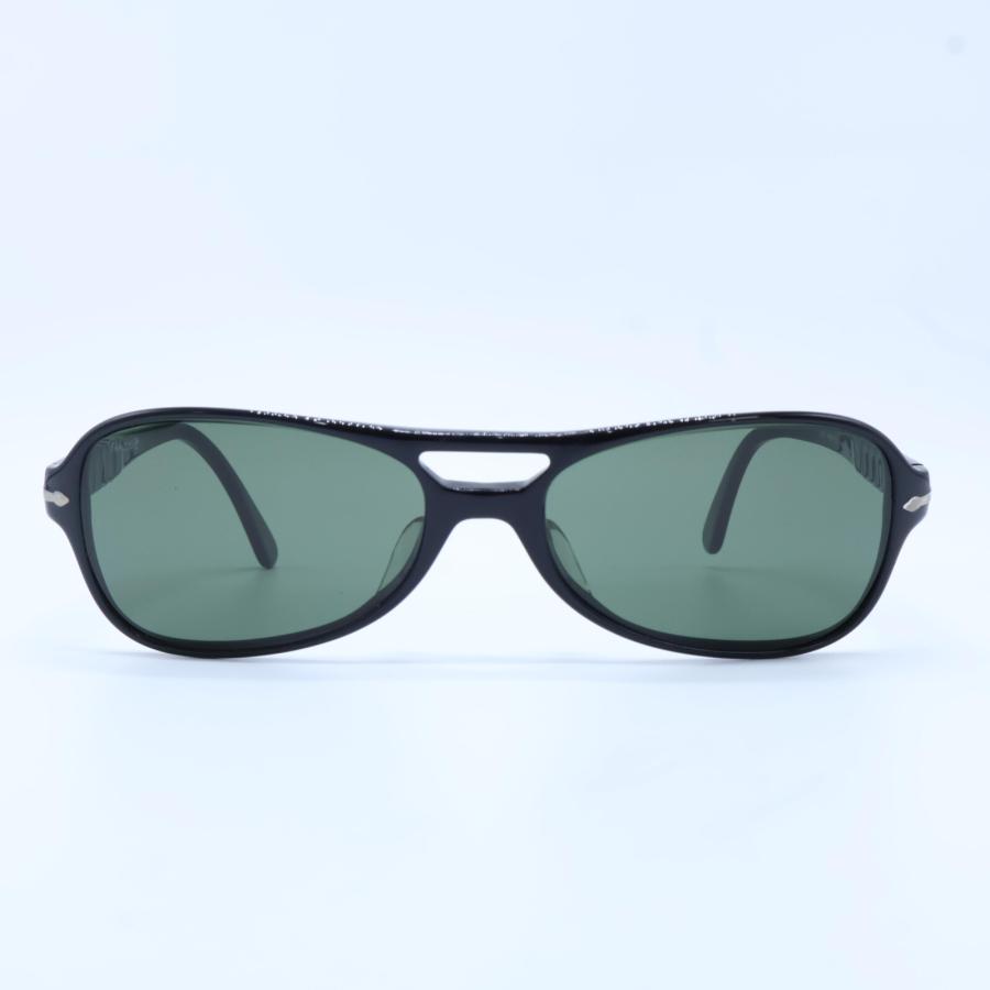 Persol ペルソール 2628-S スモール アビエーター サングラス 57 18 135 ブラック メンズ : ブランドリユースショップ ...