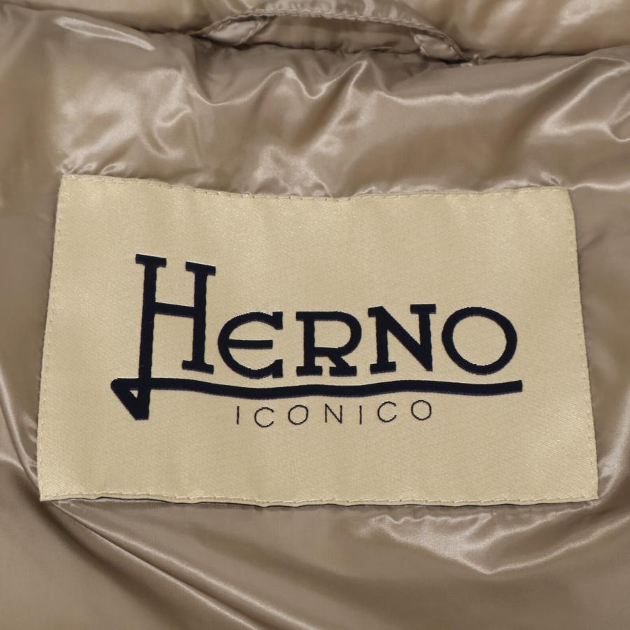 HERNO ヘルノ PI0046DIO ライトトープ イコニコ ソフィア ジャケット ベージュ 44 ナイロン レディース 中古 : ブランドリユースショップエコスタイル - 通販 ...