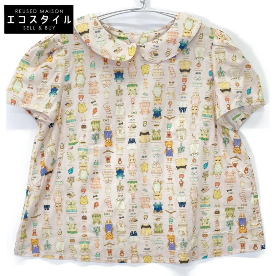 yukiemon ゆきえもん 3675160 グレー 着せ替え トップス ピンクベージュ マルチカラー 3L コットン レディース 中古 : ブランドリユースショップエコスタイル - 通販 ...