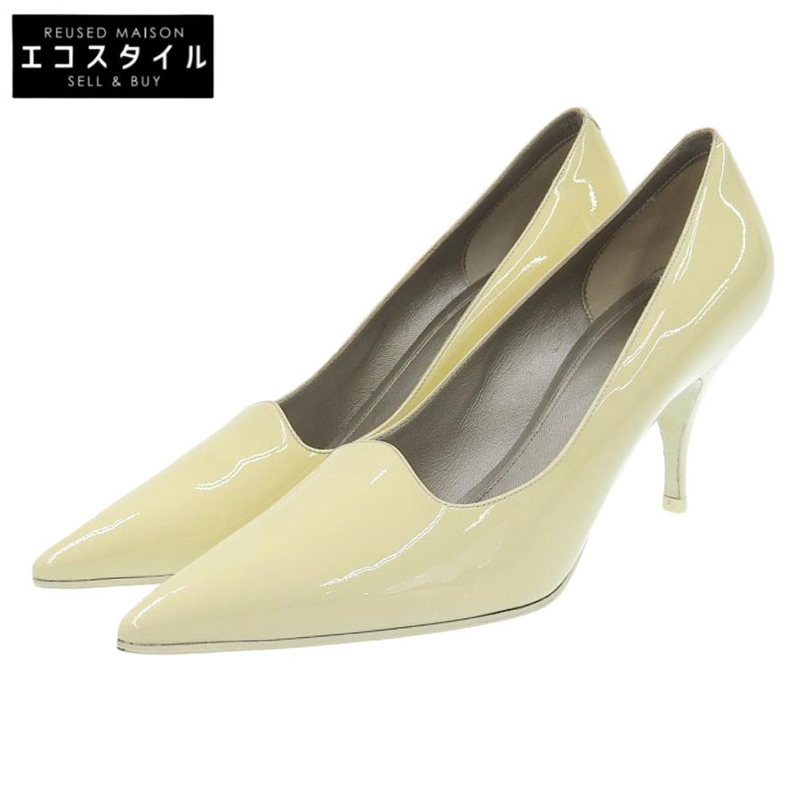 CELINE 美品 セリーヌ フィービー期 パテント ポインテッドトゥ パンプス レディース イエロー系 36 : ブランドリユースショップエコスタイル - 通販 - Yahoo!ショッピング