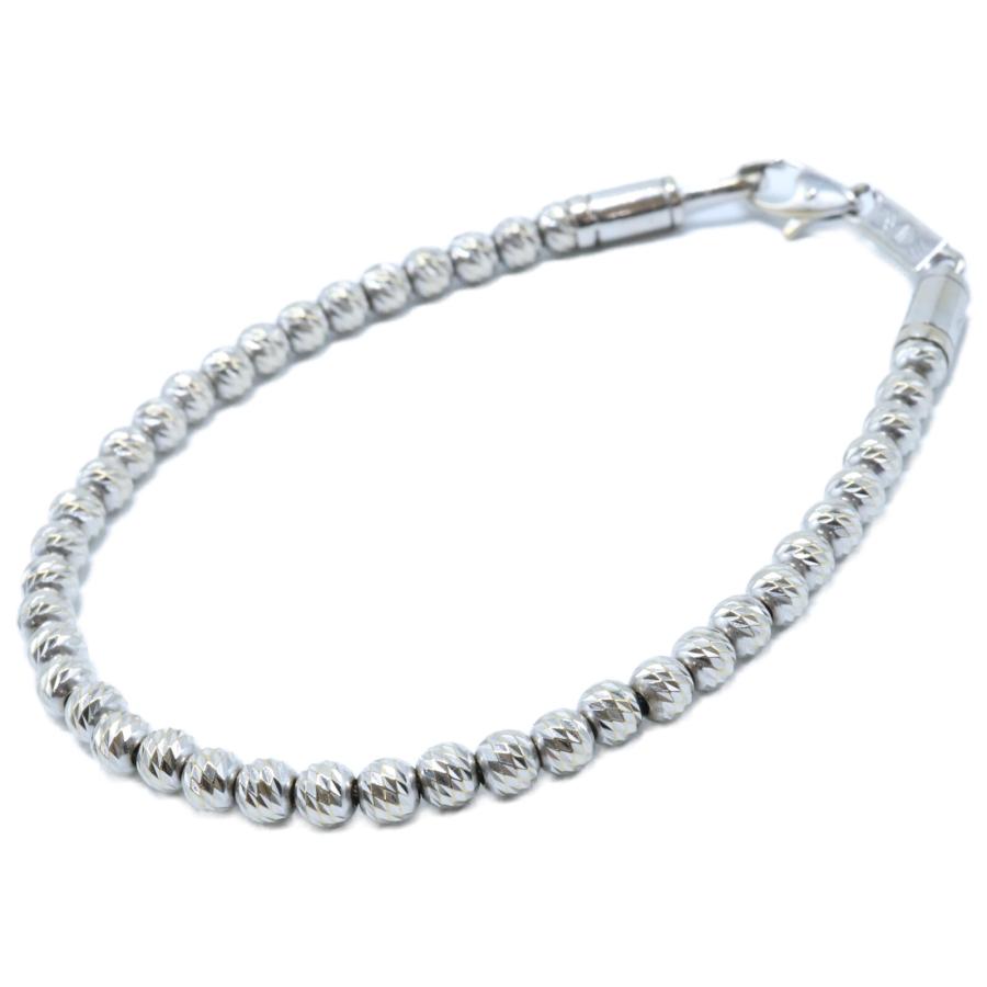SJX エス ジェイ エックス 5GU0010 K18WG GLITTER BRACELET ブレスレット ホワイトゴールド メンズ レディース アクセサリー : ブランドリユースショップ ...