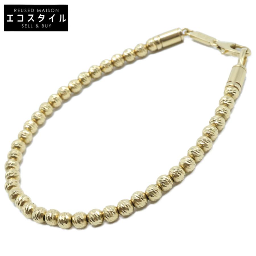 SJX エス ジェイ エックス 5GU0007 K18YG GLITTER BRACELET ブレスレット イエローゴールド メンズ レディース アクセサリー : ブランドリユースショップ ...