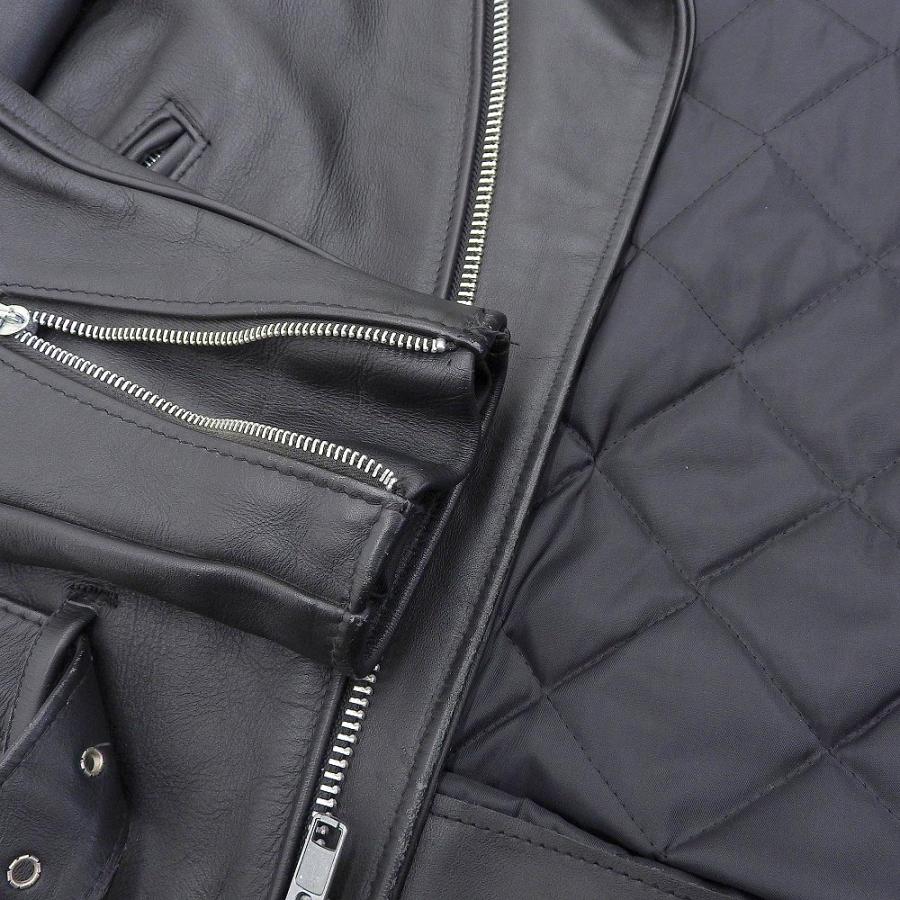 Schott N.Y.C SCHOTT ショット 618F カウレザー 星条旗 ダブルライダース ジャケット 38 ブラック メンズ : ブランドリユースショップエコスタイル - 通販 ...
