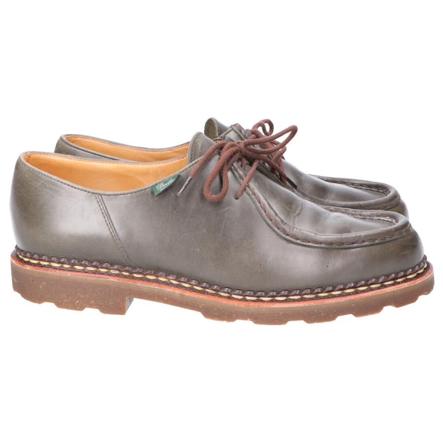 Paraboot パラブーツ 169307 MICHAELミカエル リスレザー チロリアン シューズ 43 カーキ メンズ : ブランド ...