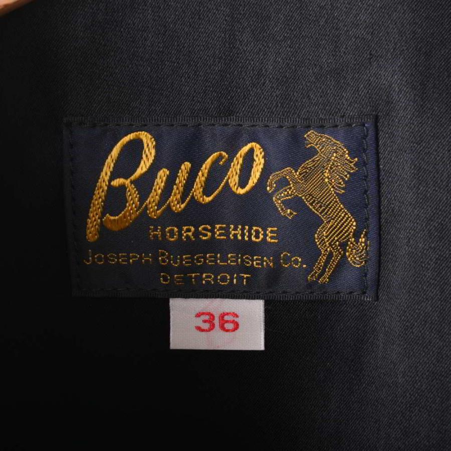 BUCO ブコ J-100 シングルライダース ジャケット 36 ホワイト メンズ : ブランドリユースショップエコスタイル - 通販 - Yahoo!ショッピング