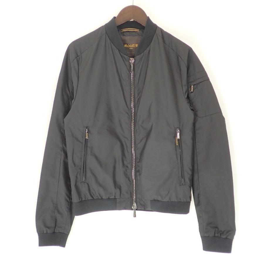 MOORER ムーレー ブラック CORELLI WK MA-1ジャケット 46 ジャケット ポリエステル メンズ 中古 : ブランドリユースショップエコスタイル - 通販 - Yahoo ...
