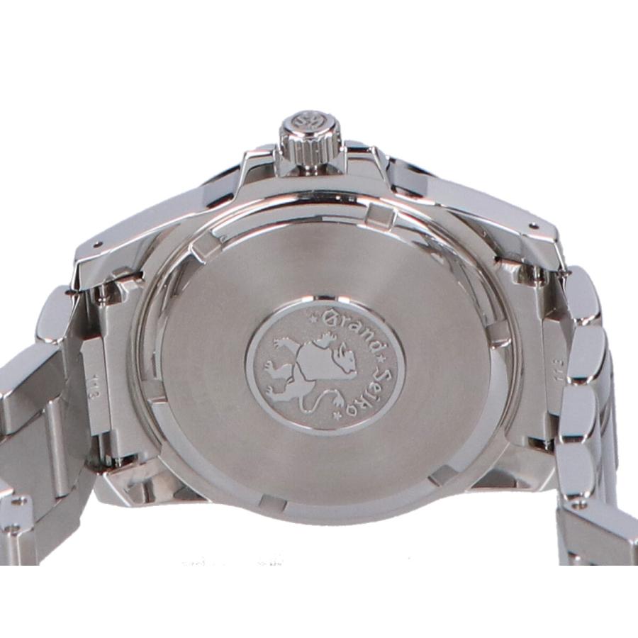 新品同様/ Grand Seiko グランドセイコー SBGX255 9F 黒文字盤 クオーツ ウォッチ 腕時計 シルバー メンズ ...