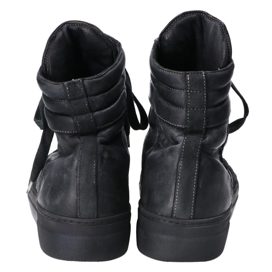 美品 incarnation インカネーション REVERSE HIGH CUT BB-1 SNEAKER / HORSE COMBI LEATHER PIECE DYED ハイカット ...