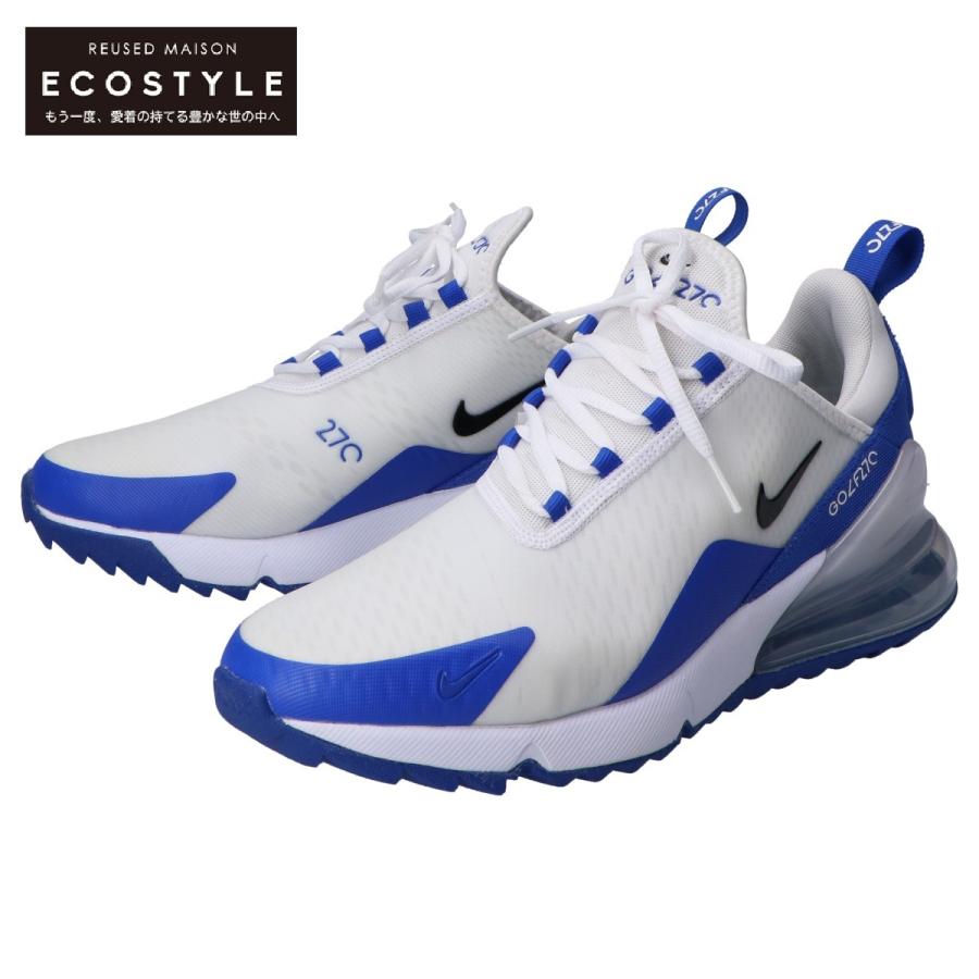 新品未使用 NIKE ナイキ CK6483-106 AIR MAX 270 G エアマックス 270 ゴルフ シューズ US8 WHITE/BLACK-RACER BLUE ...