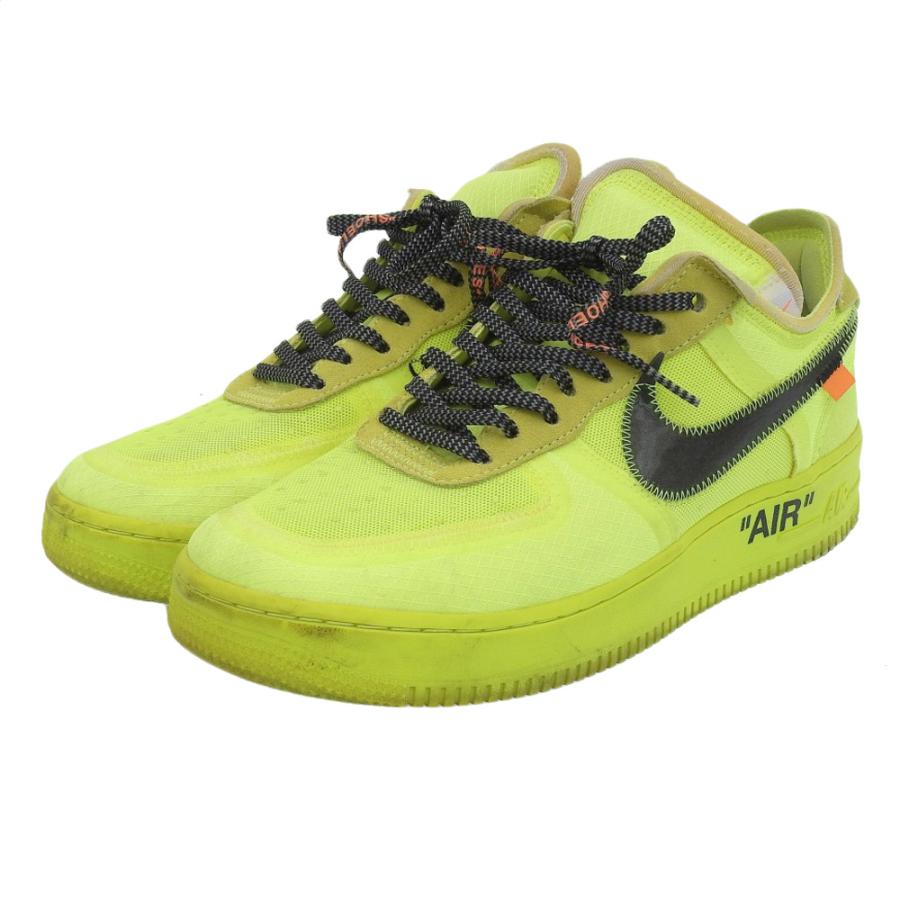 NIKE（ナイキ） NIKI × Off-White オフホワイト THE 10 エアフォース1LOW スニーカー シューズ メンズ イエロー ...