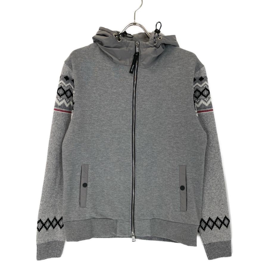 P.M.D.S. ピーエムディーエス グレー ERAGON ニット 切り替え ジップ パーカー L トップス コットン メンズ 中古 : ブランドリユースショップエコスタイル - 通販 ...