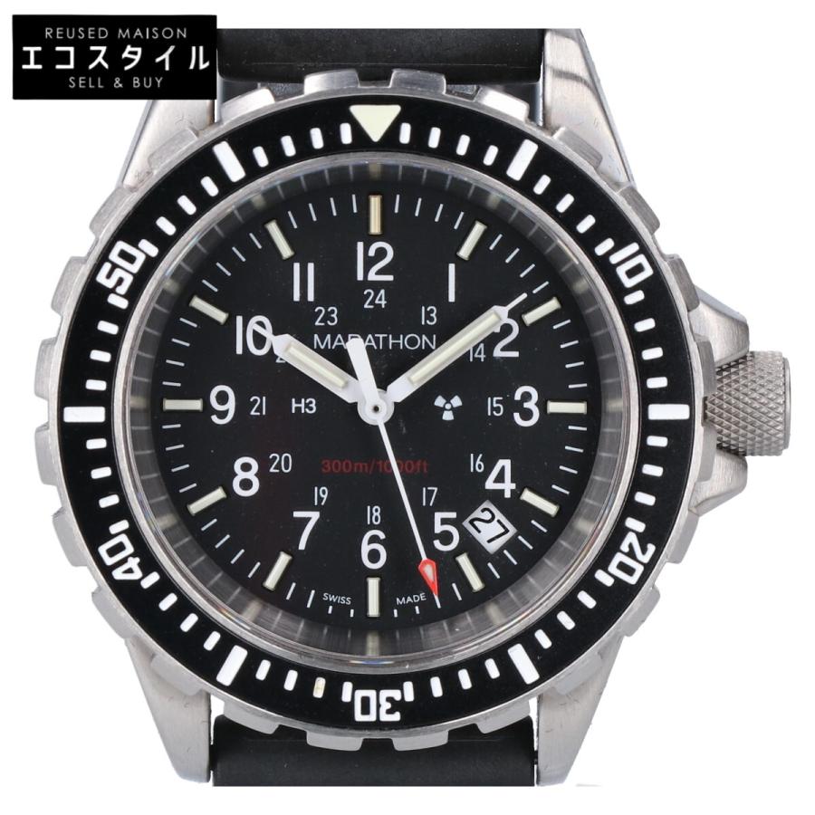 美品 MARATHON マラソン 6645-20-001-9382 41MM LARGE DIVER'S QUARTZ TSAR ティーサー ...