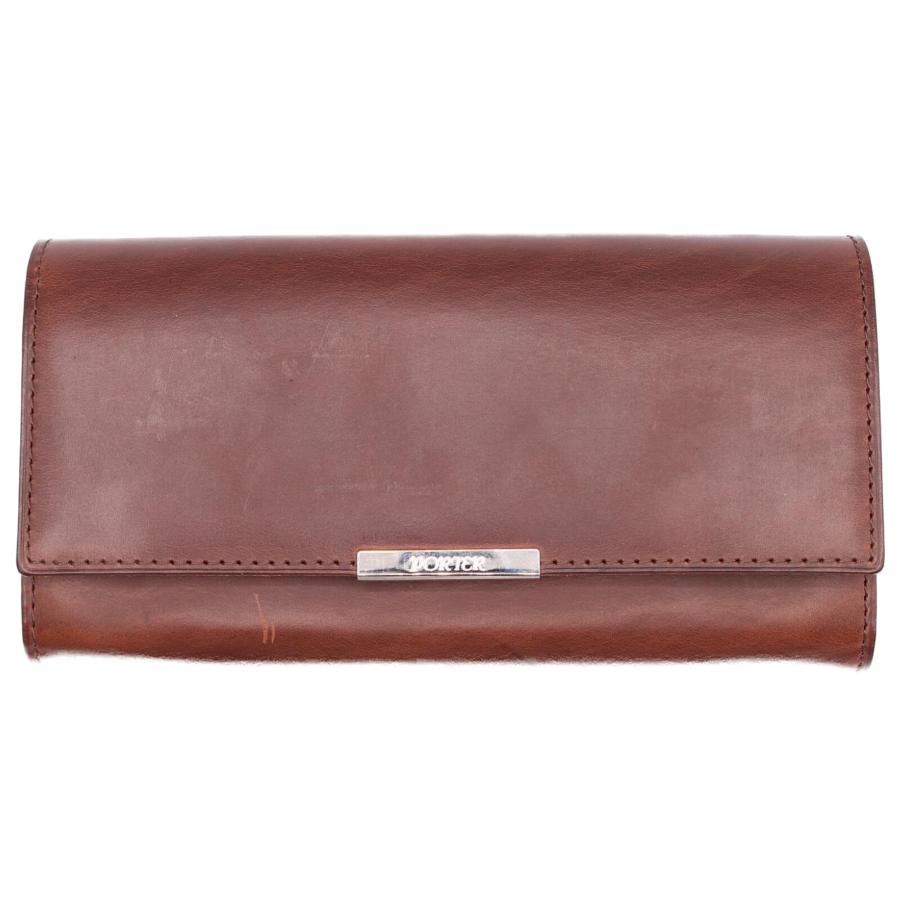 PORTER 新品同様 ポーター 147-02279 TANNERタナー クロムエクセルレザー ロングウォレット/ 長財布（小銭入れあり ...