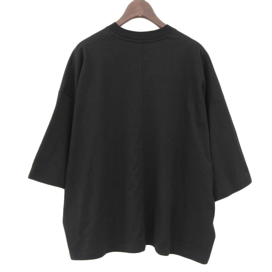 美品 THE ROW ザ ロウ ISSI TOP オーバーシルエッカットソー トップス レディース コットン ブラック XS 8200 ...