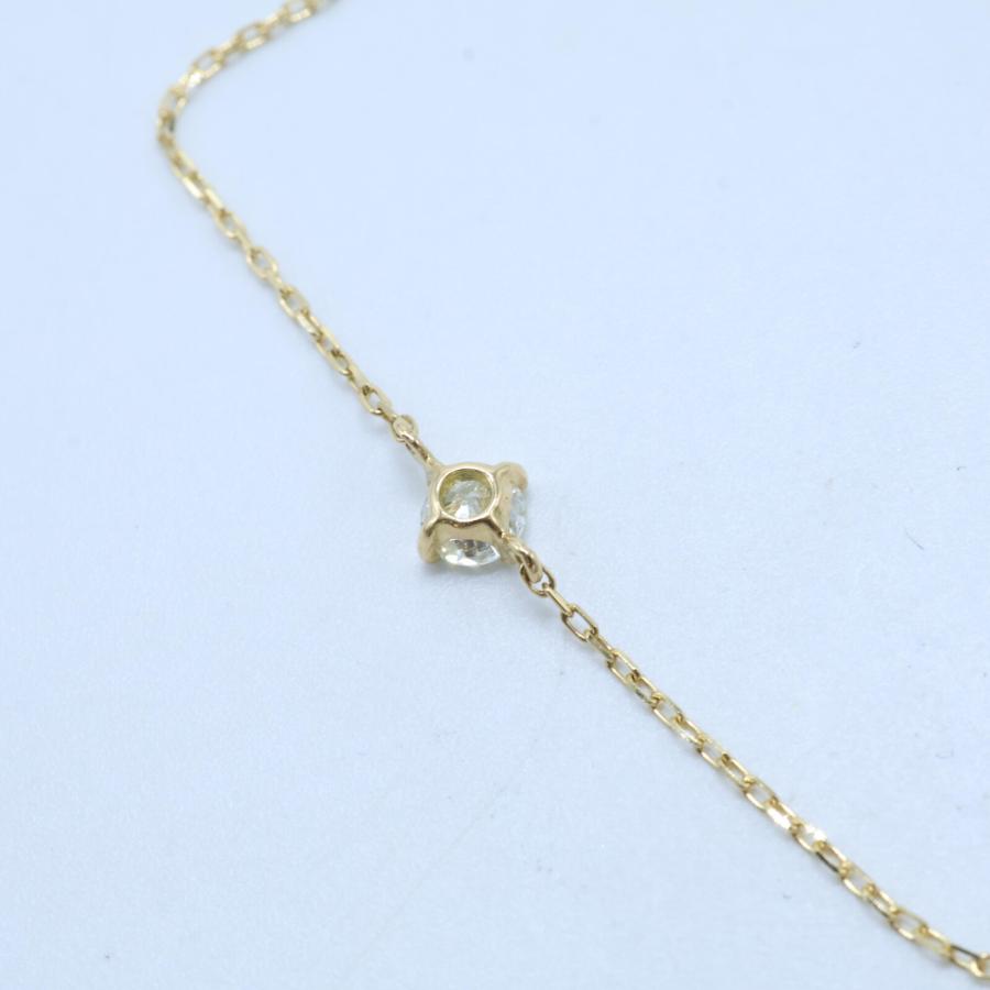 ete 美品 エテ K18 ブライト ダイヤモンド 0.1ct ブレスレット イエローゴールド レディース : ブランドリユースショップエコスタイル - 通販 - Yahoo!ショッピング