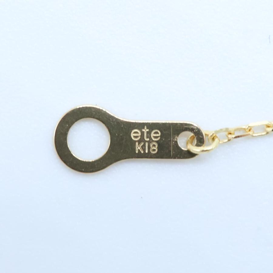 ete 美品 エテ K18 ブライト ダイヤモンド 0.1ct ブレスレット イエローゴールド レディース : ブランドリユースショップエコスタイル - 通販 - Yahoo!ショッピング