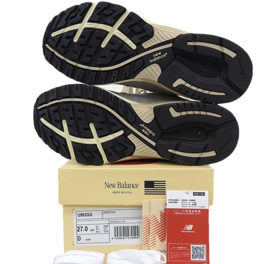 New Balance（ニューバランス） 新品同様 スニーカー シューズ メンズ Shadow Gray×Driftwood シャドーグレー× ...