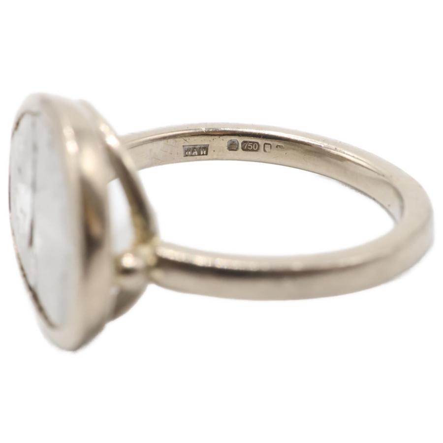 WILLIAM WELSTEAD ウィリアムウェルステッド 750 スライスダイヤモンド リング・指輪 ホワイトゴールド レディース ...